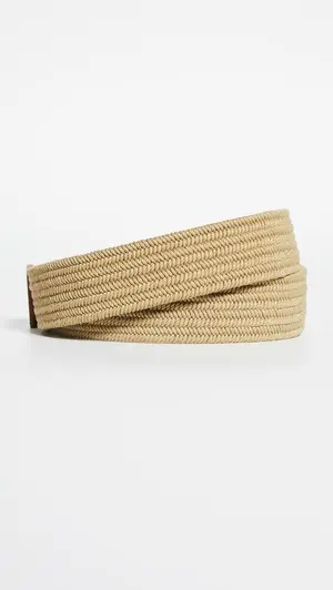 Polo Ralph Lauren 35mm Braid Stretch Belt - Brown