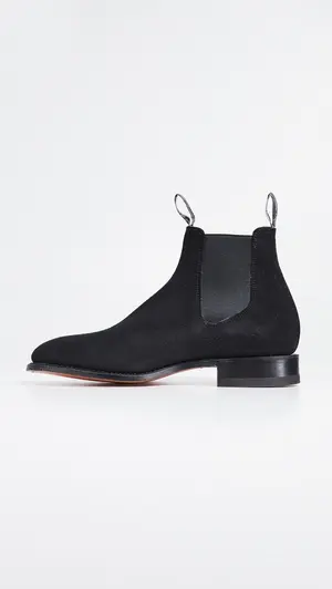 R.m. Williams Suede Chelsea Boots - Black