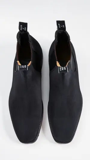 R.m. Williams Suede Chelsea Boots - Black