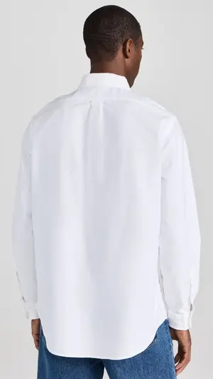 Polo Ralph Lauren Classic Fit Garment Dyed Oxford Shirt - White