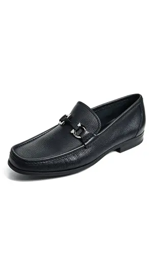 Ferragamo Contrast Stitching Shoes For Men
