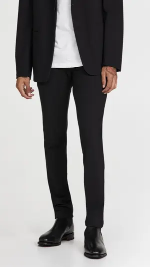 Theory Zaine Precision Ponte Trousers - Black