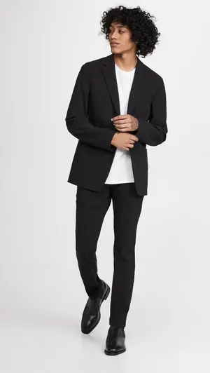 Theory Zaine Precision Ponte Trousers - Black