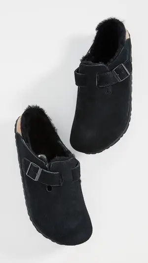 BIRKENSTOCK Boston Shearling Slides