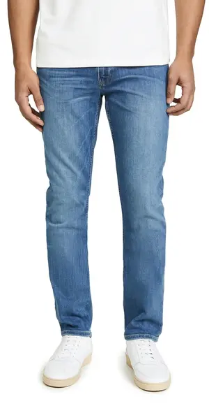 Paige Federal Transcend Slim Straight Jeans - Cartwright
