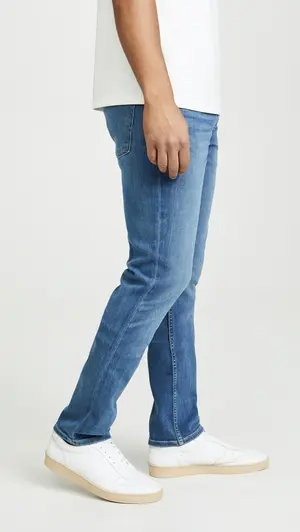 Paige Federal Transcend Slim Straight Jeans - Cartwright
