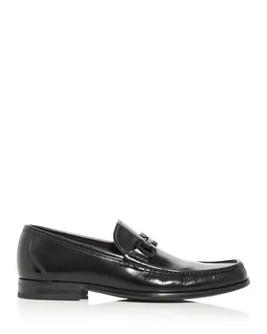 FERRAGAMO Grandioso 2 Double Gancini Leather Loafers