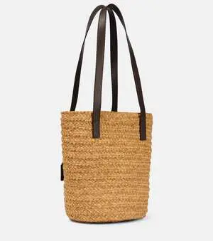 Saint Laurent Panier Small Raffia Tote Bag