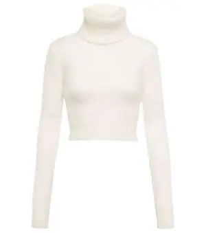 Saint Laurent Mohair-blend Turtleneck Sweater