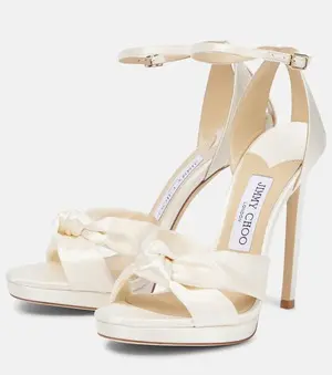 JIMMY CHOO Rosie 120 Satin Sandals