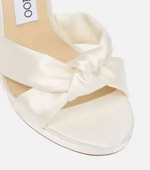 JIMMY CHOO Rosie 120 Satin Sandals