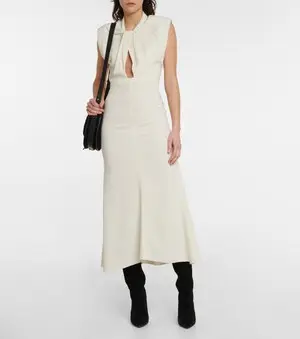 Isabel Marant Rabea Crêpe Midi Dress