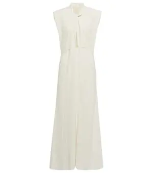 Isabel Marant Étoile Rabea Crêpe Midi Dress - White