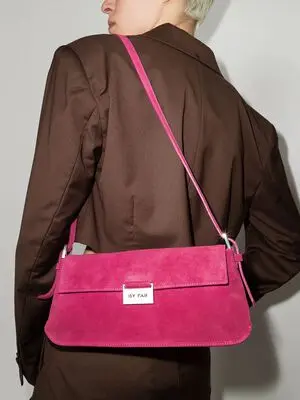 By Far Matilda Suede Shoulder Bag