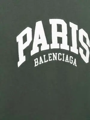 Balenciaga Paris Logo-print Pullover Hoodie