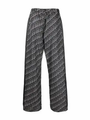 Philipp Plein All-over Logo Print Straight Leg Trousers