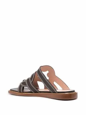 Bally Sandals With Contrast Stitching