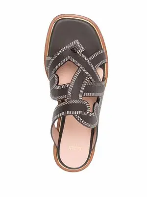 Bally Sandals With Contrast Stitching