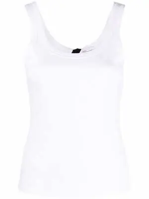 Red Valentino Bow-detail Tank Top - White