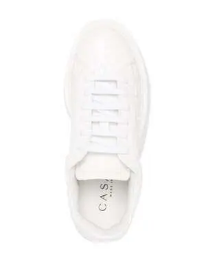 Casadei Nexus Lacroc Platform Sneakers - White