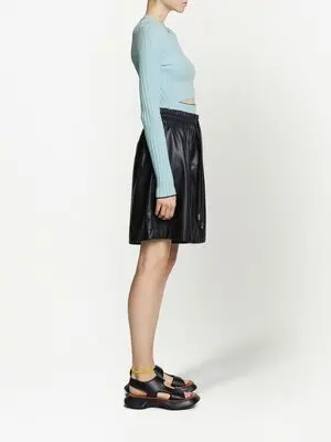 Proenza Schouler White Label Cut-out Bouclé Knit Top