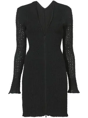 Proenza Schouler White Label Broderie Anglaise Minidress - Black