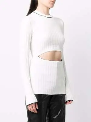 Proenza Schouler White Label Contrast-trim Bouclé Cardigan