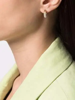 SWAROVSKI Dextera Crystal-embellished Hoop Earrings - Gold