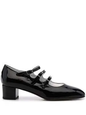 CAREL Kina 40mm Buckled Pumps - Black