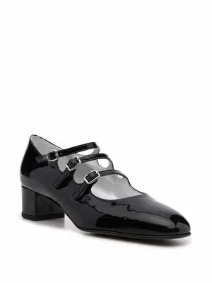 CAREL Kina 40mm Buckled Pumps - Black