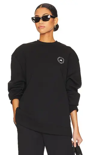 Adidas By Stella McCartney Adidas By Stella McCartney Sportswear Sweatshirt In Black.  Black & White