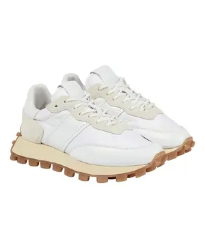 TOD'S Suede And Leather-paneled Sneakers