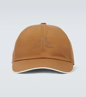 Loro Piana Embroidered Cap - Brown