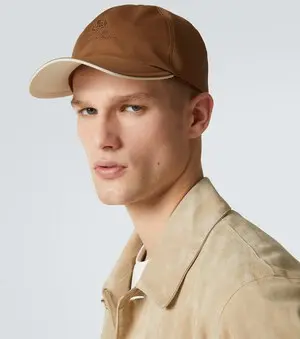 Loro Piana Embroidered Cap - Brown
