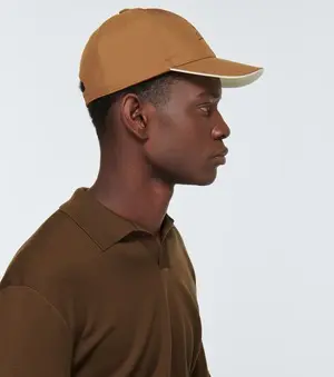 Loro Piana Embroidered Cap - Brown
