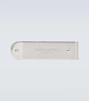 Saint Laurent Metal Money Clip - Silver