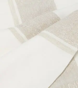 Brunello Cucinelli Striped Linen-blend Blanket