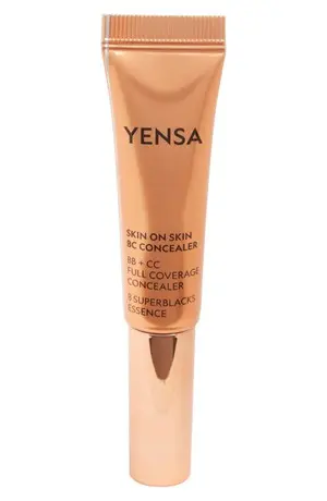 YENSA Skin On Skin Bb + Cc Full Coverage Hyaluronic Serum Concealer - Deep Warm