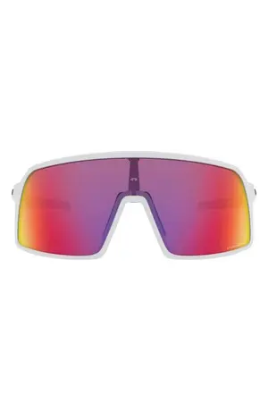 Oakley Sutro S 128mm Prizm™ Wrap Shield Sunglasses - White