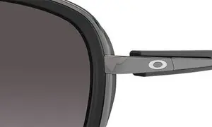 Oakley Split Time Prizm™ Polarized Pilot Sunglasses - Velvet Black/prizm Grey Grad
