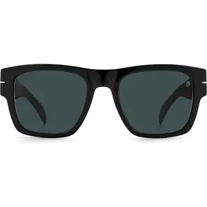 DB EYEWEAR BY DAVID BECKHAM Rectangular Sunglasses - Black