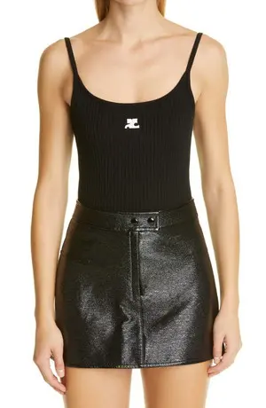 Courreges Stretch Camis Tanks For Women