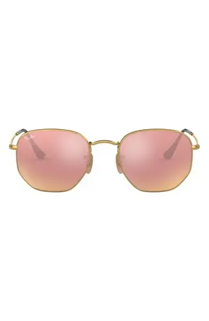 Ray-ban Ray-Ban Oval Sunglasses Gold/ Copper Flash