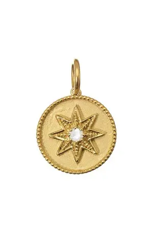 Sethi Couture Etoile Diamond Coin Pendant