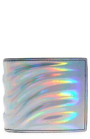 Alexander McQueen Ribcage Holographic Wallet