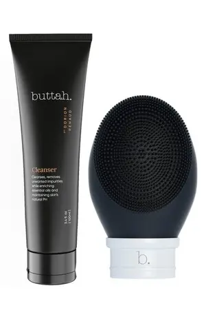 BUTTAH SKIN Vibe + Cleanse Cleanser & Facial Cleansing Device Set - No Color