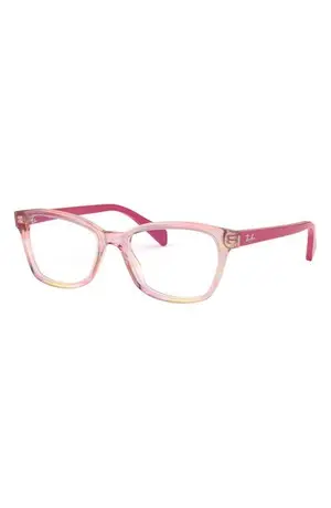 Ray-ban 48mm Square Eyeglasses - Fuchsia