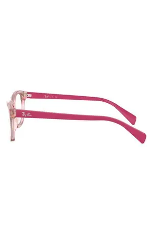 Ray-ban 48mm Square Eyeglasses - Fuchsia