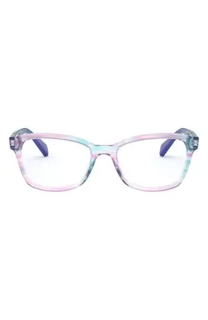 Ray-ban Ray-Ban 48mm Square Eyeglasses Violet