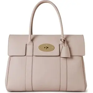 Mulberry Bayswater Grained Leather Satchel - Blossom Pink